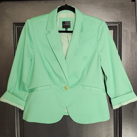 The Limited | Jackets & Coats | The Limited Mint Lined Blazer | Poshmark
